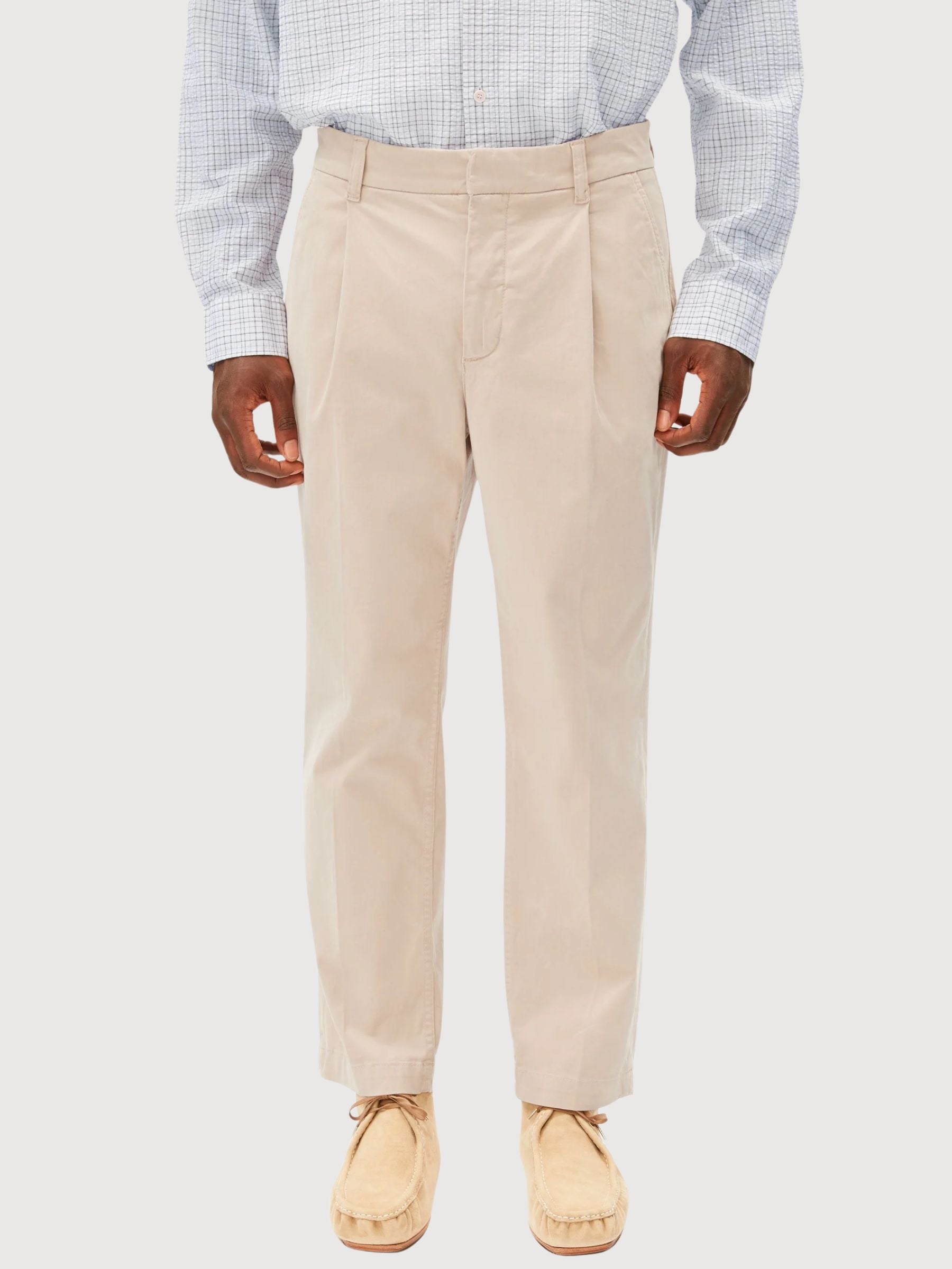 Chino Pant Tamir Sand Stone Man | Armedangels