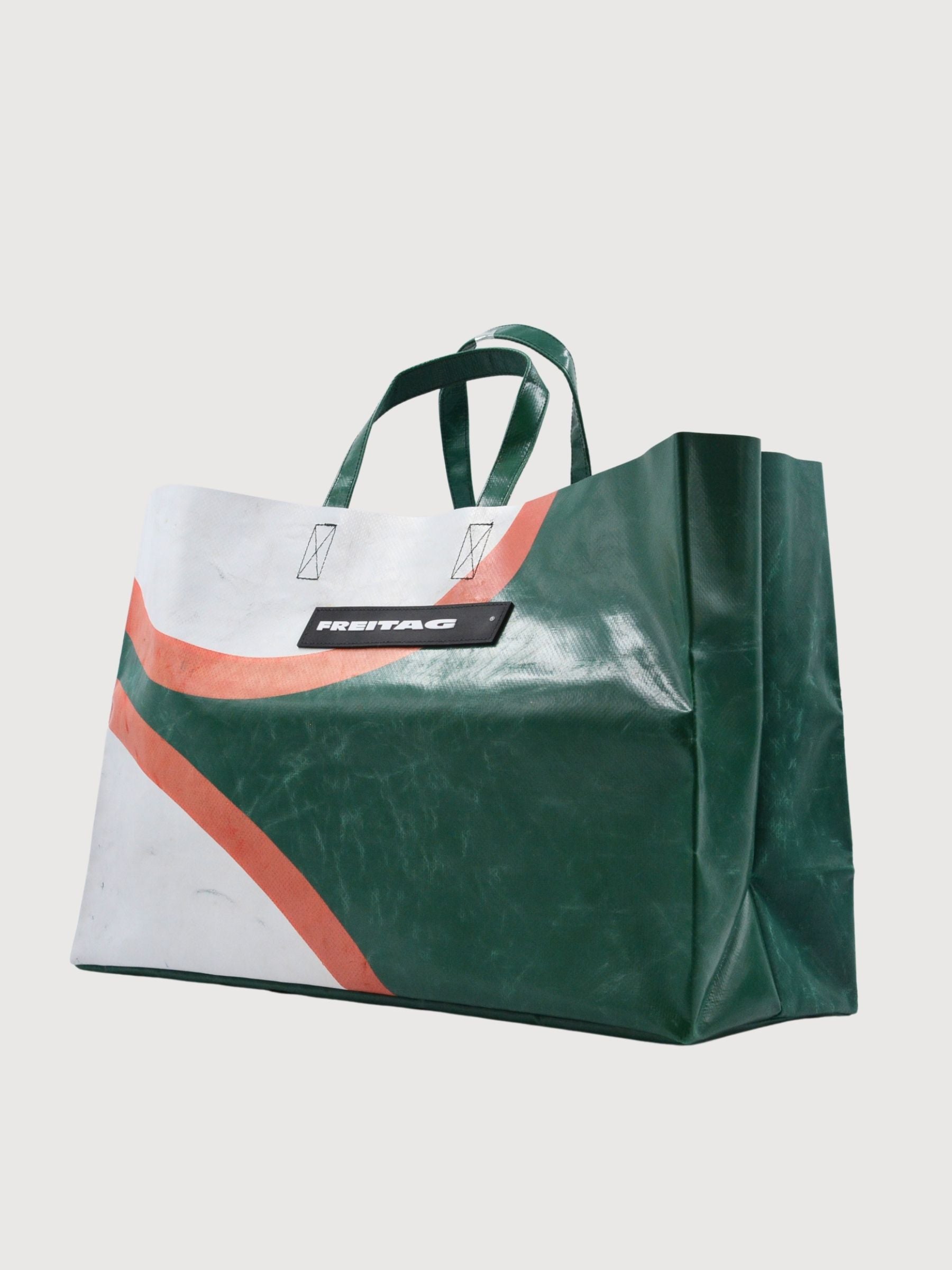 Shopper F260 Miami Wide Green and White | Freitag